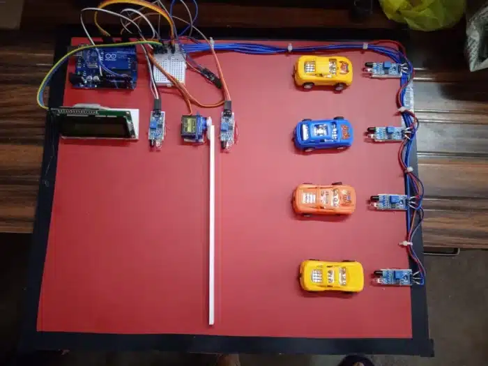Car Parking using Arduino for 4 Slots – projectiot