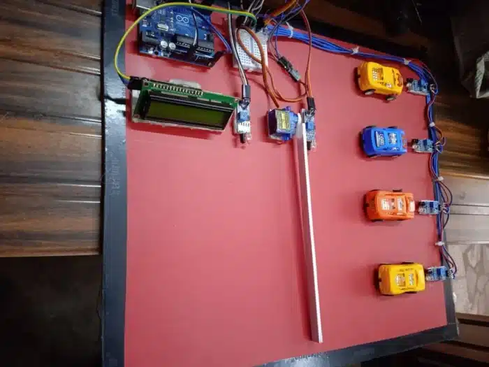 Car Parking using Arduino for 4 Slots – projectiot