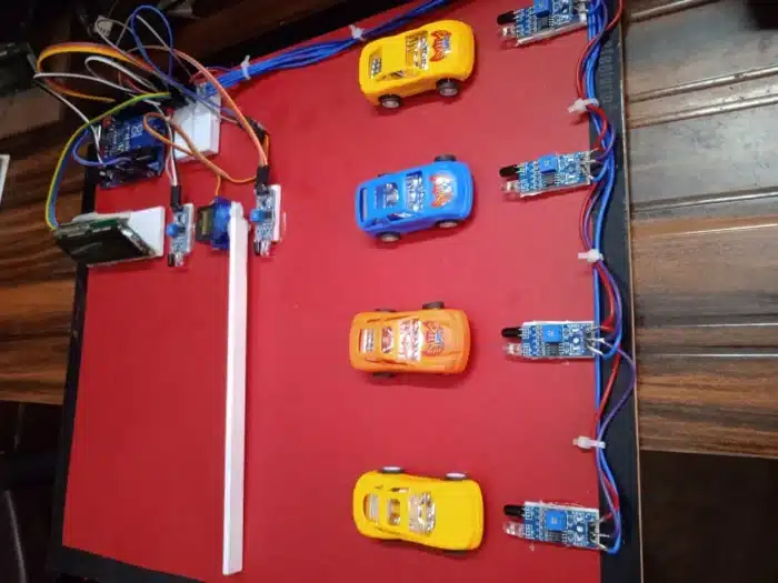 Car Parking using Arduino for 4 Slots – projectiot