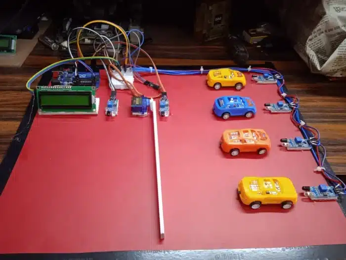 Car Parking using Arduino for 4 Slots – projectiot